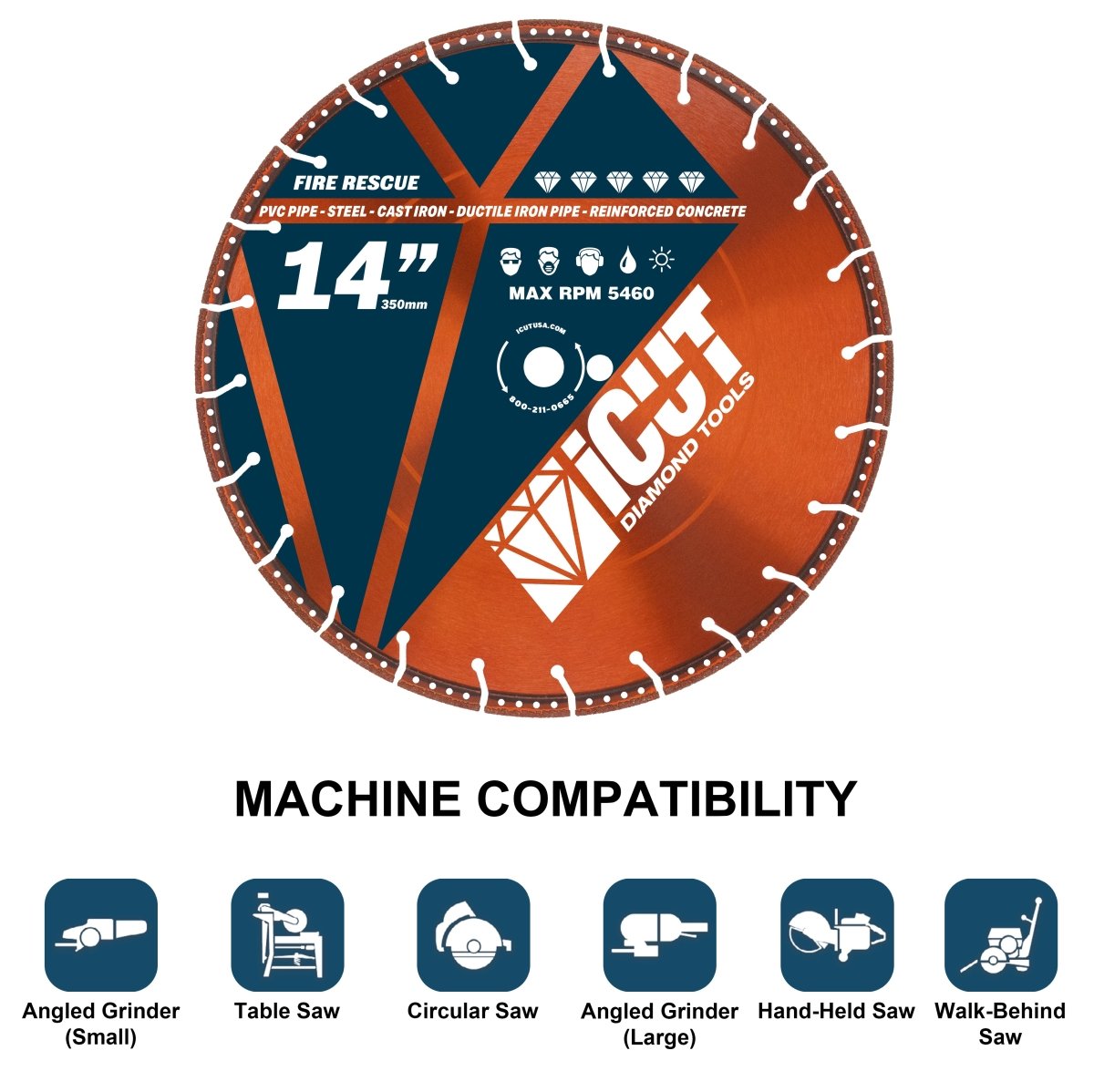 iCut™ Fire Rescue Diamond Blade – iCut™ - Diamond Tools & Equipment